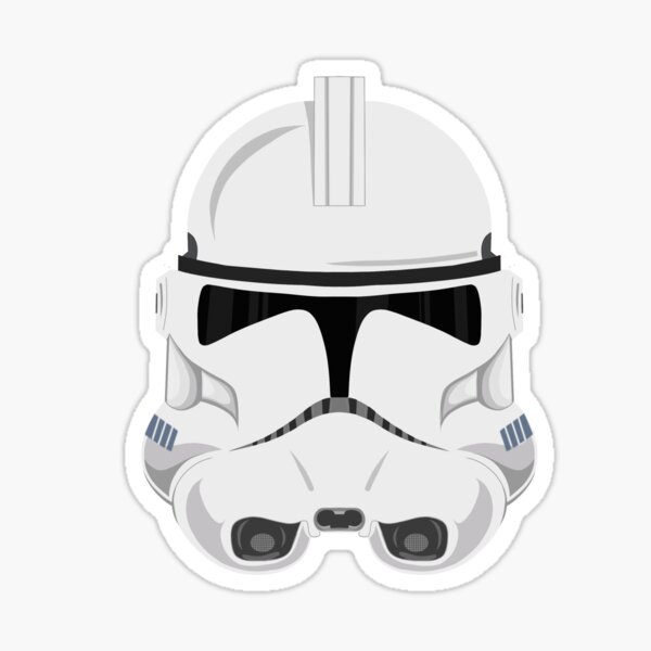"Sci-Fi Original Clone Soldier Helmet" Sticker for Sale by StarrSstruck ...