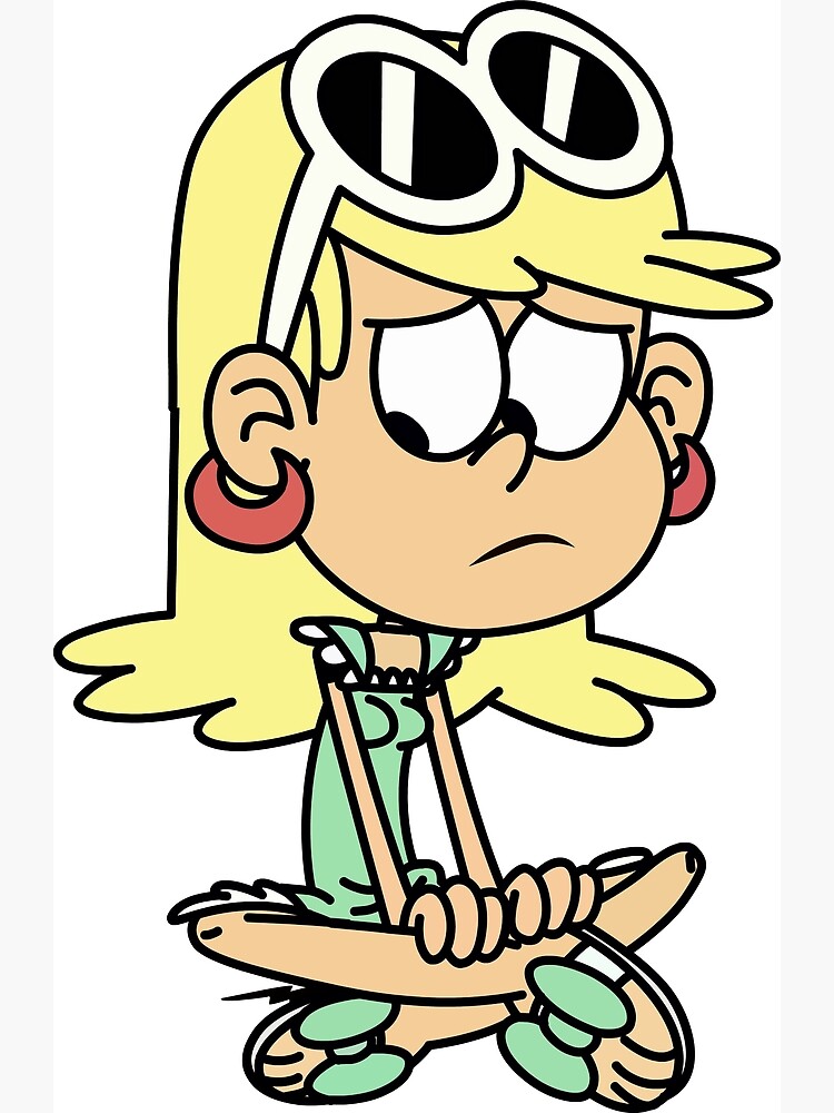 "Leni Loud sad is sitting The Loud House" Poster for Sale by Diamanths | Redbubble