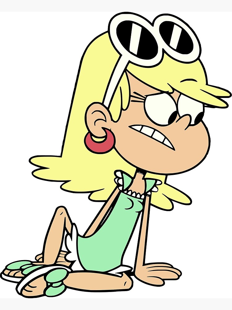 "Leni Loud sitting The Loud House" Poster for Sale by Diamanths | Redbubble