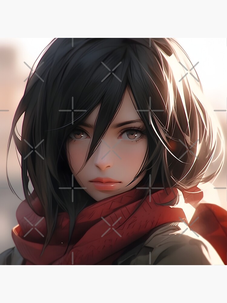 "Mikasa Cute Anime Girl" Poster for Sale by DGitaldreamgirl | Redbubble