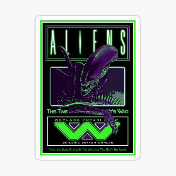 "Aliens 1986 - Xenomorph " Sticker for Sale by Matildaaa | Redbubble