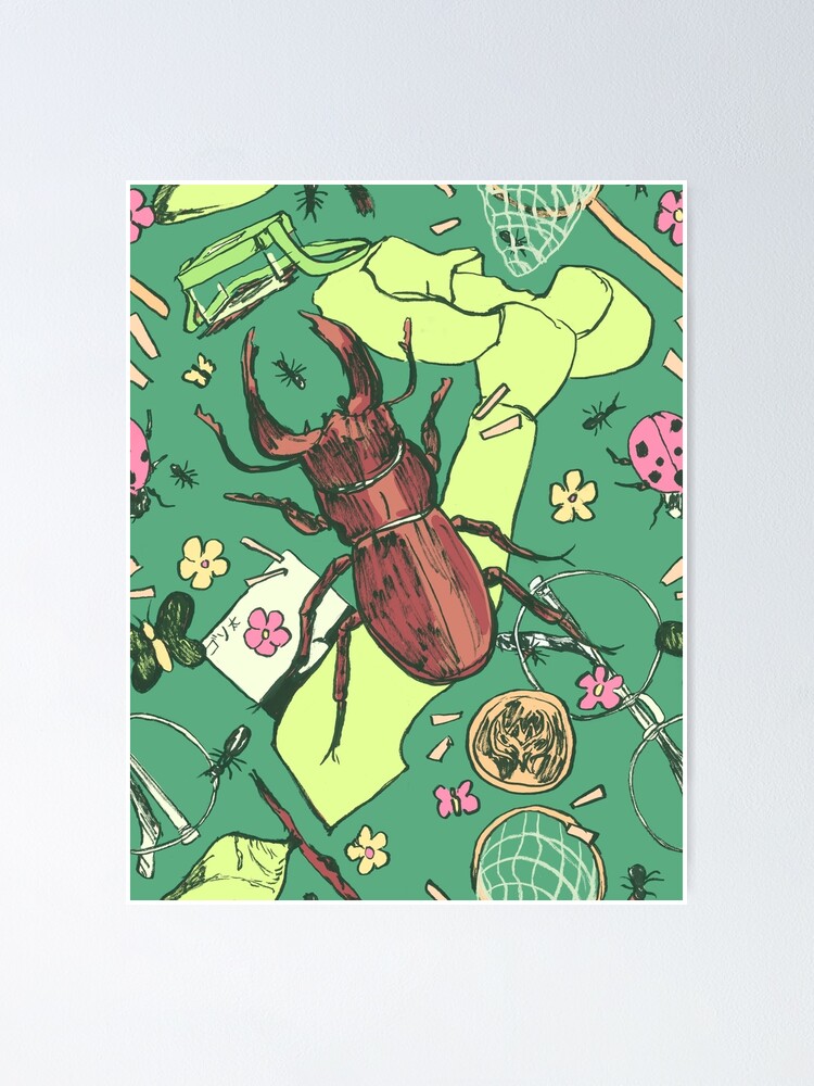 "Ultimate Entomologist Pattern" Poster by TuyetnhiP | Redbubble