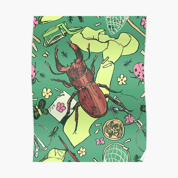 "Ultimate Entomologist Pattern" Poster by TuyetnhiP | Redbubble