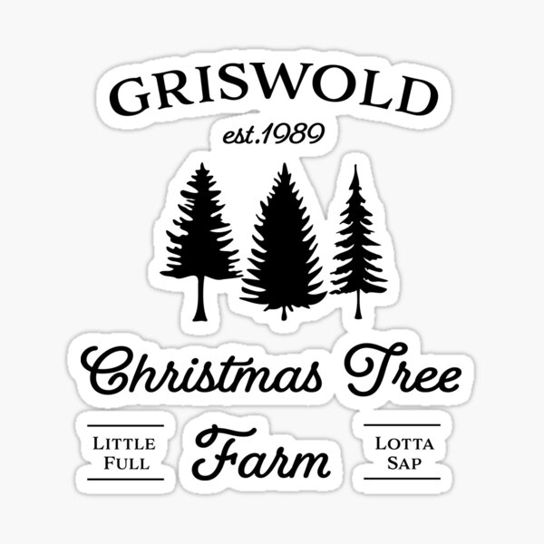 "Griswold Christmas Tree Farm | Christmas vacation" Sticker for Sale by ...