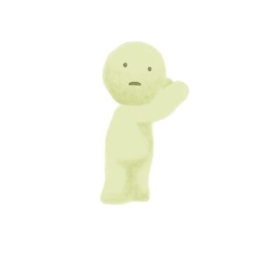 "smiski listening" Sticker for Sale by Snack Pack | Redbubble