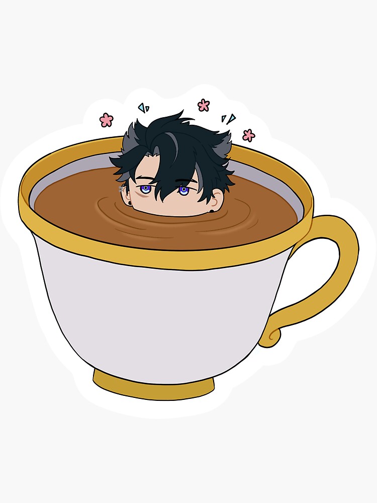 "Wriothesley - Genshin Impact" Sticker for Sale by dino-piss | Redbubble