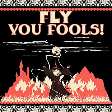 "Fly You Fools" Essential T-Shirt for Sale by HadesHelm | Redbubble