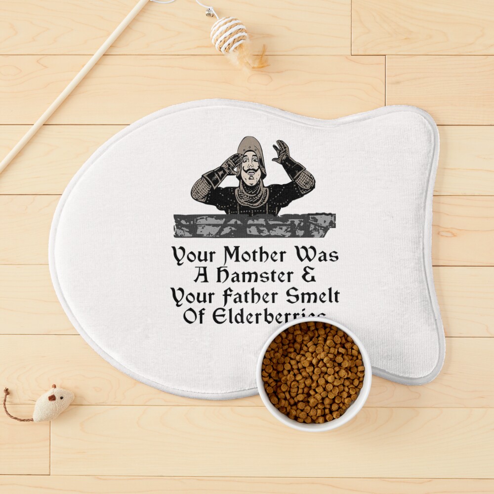 "Monty Python Your Mother Was A Hamster" Sticker for Sale by asmaraku ...