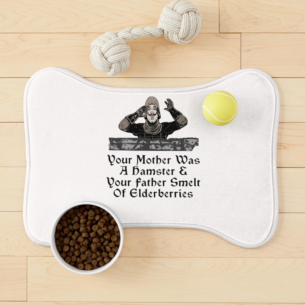 "Monty Python Your Mother Was A Hamster" Sticker for Sale by asmaraku ...