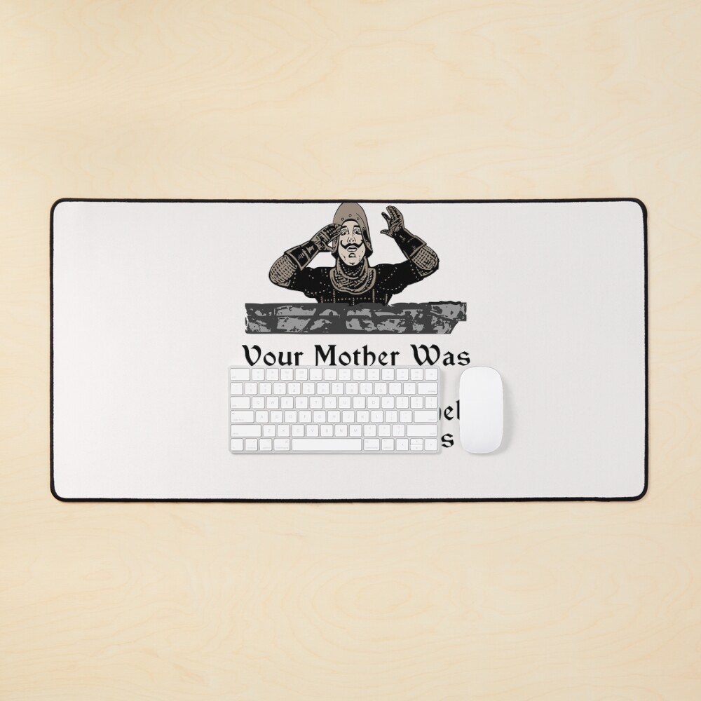 "Monty Python Your Mother Was A Hamster" Sticker for Sale by asmaraku ...
