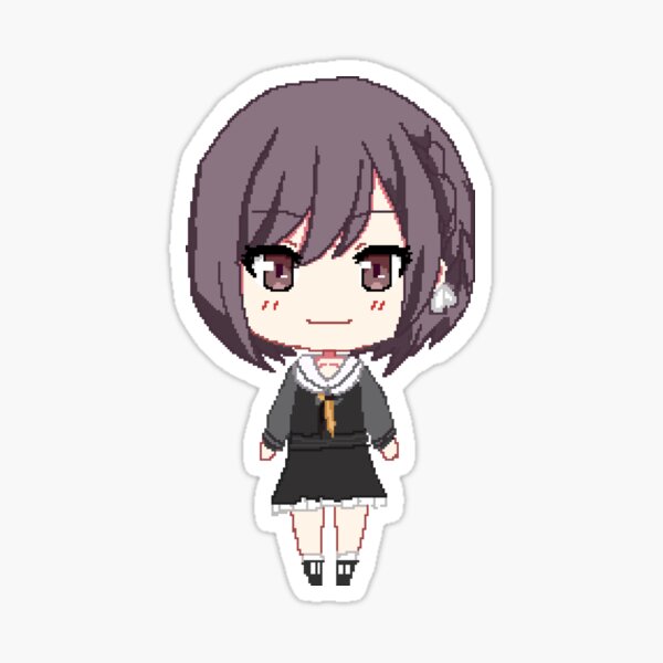 "Shinonome Ena from Project Sekai Pixel Chibi " Sticker for Sale by ...
