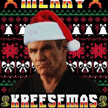 "Merry Kreesemas - Cobra Kai Ugly Xmas Sweater" Essential T-Shirt for ...