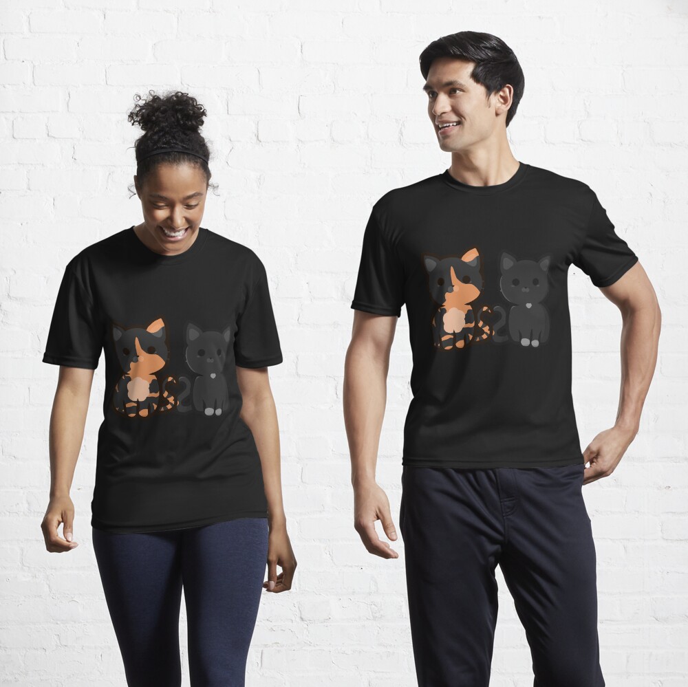 "Cat Couple- tortoiseshell and black" Sticker for Sale by Biszkompt ...