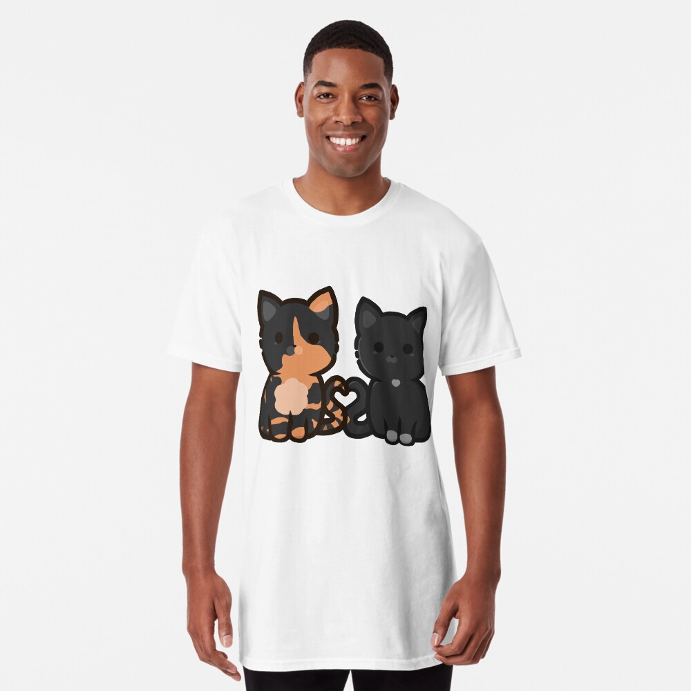 "Cat Couple- tortoiseshell and black" Sticker for Sale by Biszkompt ...