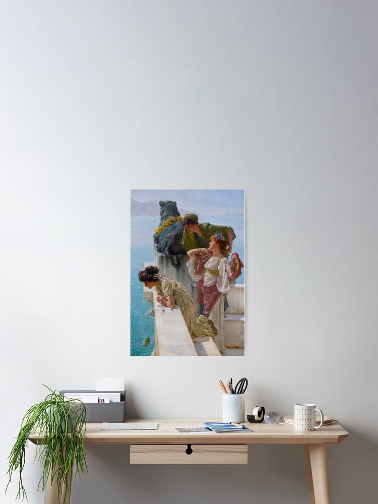 "A Coign of Vantage (1895) - Lawrence Alma Tadema" Poster for Sale by ...