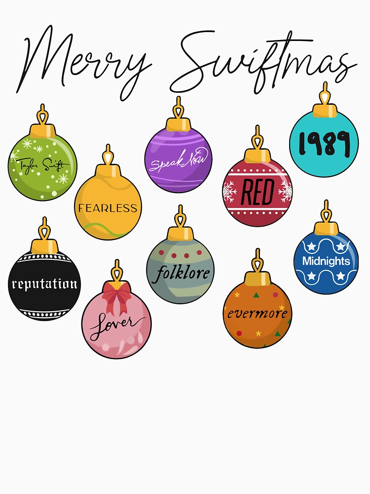 Cute Merry Swiftmas Essential T-Shirt sold by Gibraltar Odeta | SKU ...