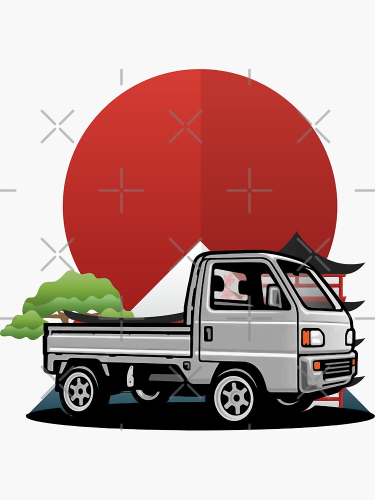 "Kei Truck" Sticker for Sale by Trendscape | Redbubble