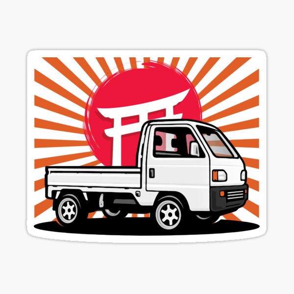 "Kei Truck" Sticker for Sale by Trendscape | Redbubble