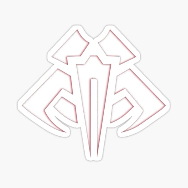 "White Zann Consortium Logo" Sticker for Sale by GlomTho | Redbubble