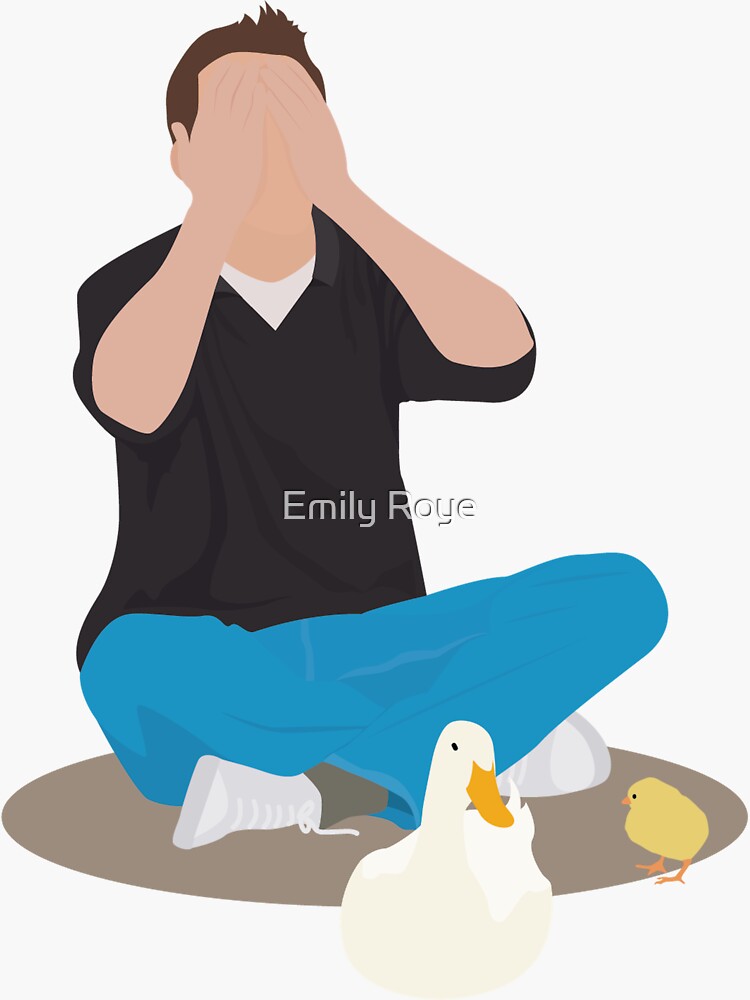 "Chandler" Sticker for Sale by Emily D'Amato | Redbubble