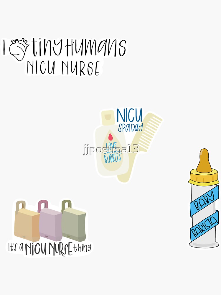 "NICU nurse sticker pack " Sticker for Sale by jjpostma13 | Redbubble