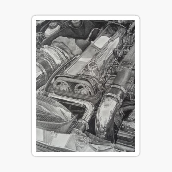 "2jz gte non-vvti" Sticker for Sale by Ryandb | Redbubble