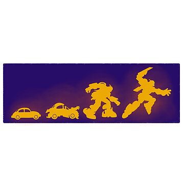 "bumblebee transformation" Sticker for Sale by olive-03 | Redbubble