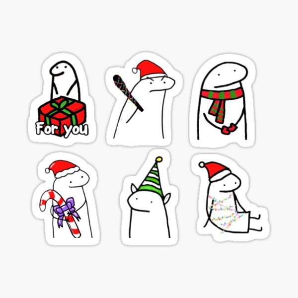 "Flork Christmas Combo" Sticker by Vistaprint | Redbubble