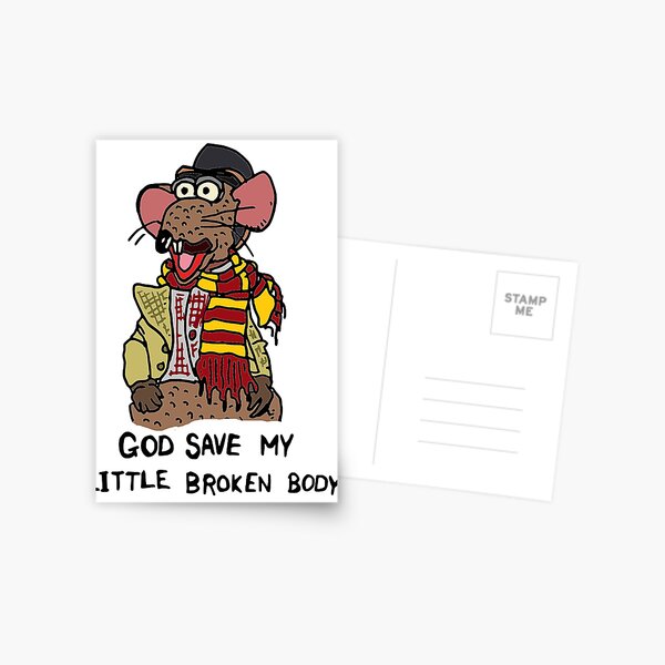 "Muppet Christmas Carol - Rizzo's little broken body" Postcard for Sale ...