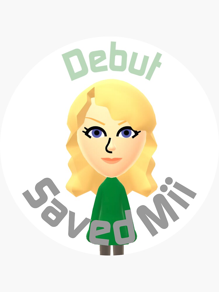 "Taylor Swift - Debut Saved Mii" Sticker for Sale by LanaOkay | Redbubble