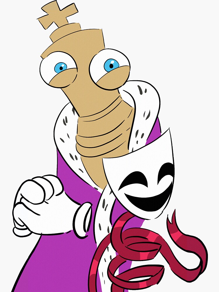 "Kinger and Gangle (hopeful) Digital Circus" Sticker by Rollito | Redbubble