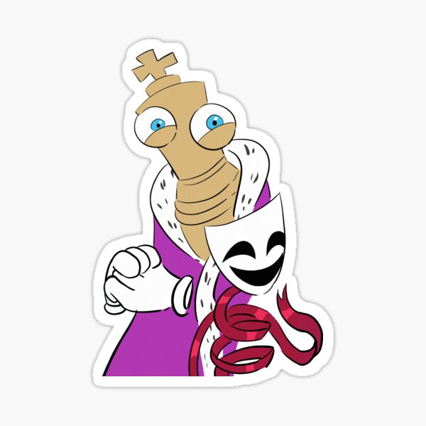 "Kinger and Gangle (hopeful) Digital Circus" Sticker by Rollito | Redbubble