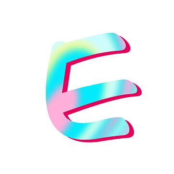 E” - Sherbet Alphabet " Sticker for Sale by Jax-Illustrates | Redbubble