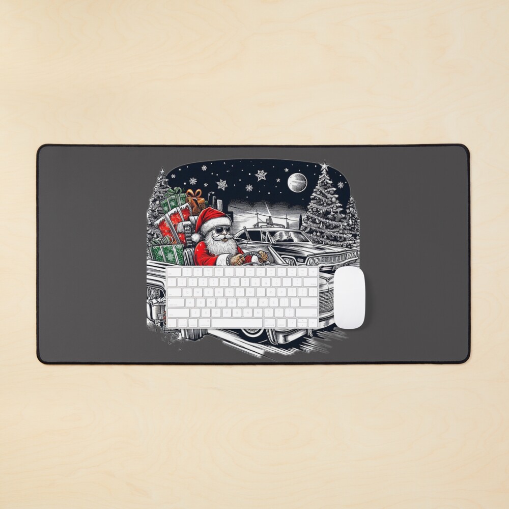 "Lowrider Santa this Christmas with presents Christmas tree and wicked ...