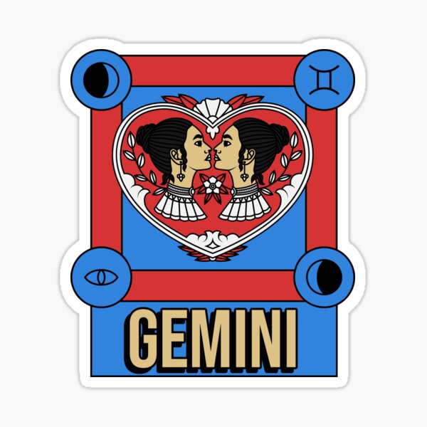 "Gemini" Sticker for Sale by byadamgibson | Redbubble