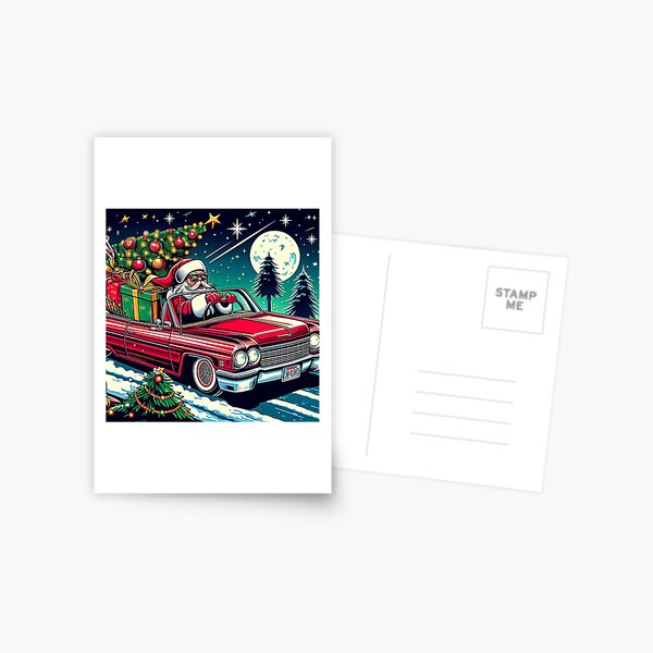 "Lowrider Santa this Christmas with presents Christmas tree and wicked ...