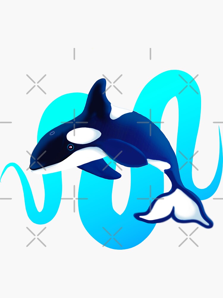 "Orca" Sticker for Sale by AnGsArt | Redbubble