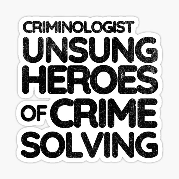 "Unsung Heroes Of Crime Solving Criminologist Forensic science ...