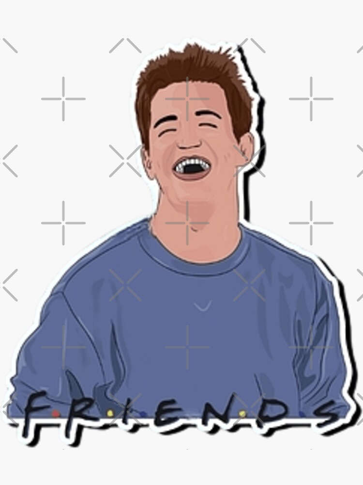 "Matthew Perry " Sticker for Sale by LightWhale | Redbubble