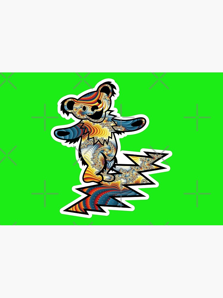 "Teddy Surfing Lightning Bolt Teddy Bear Tiedye Ted and Bolt Surfing ...