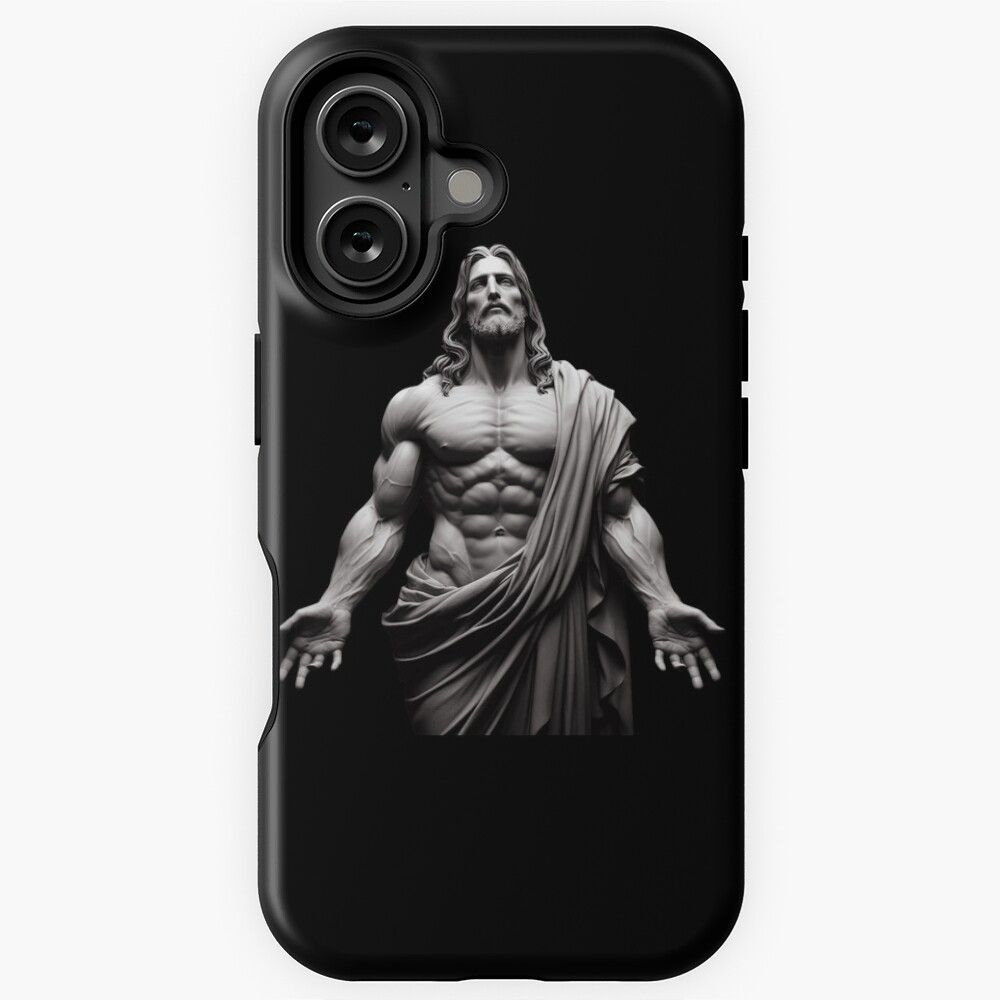 "Jacked Jesus Christ " Poster for Sale by HeadTurningArt | Redbubble