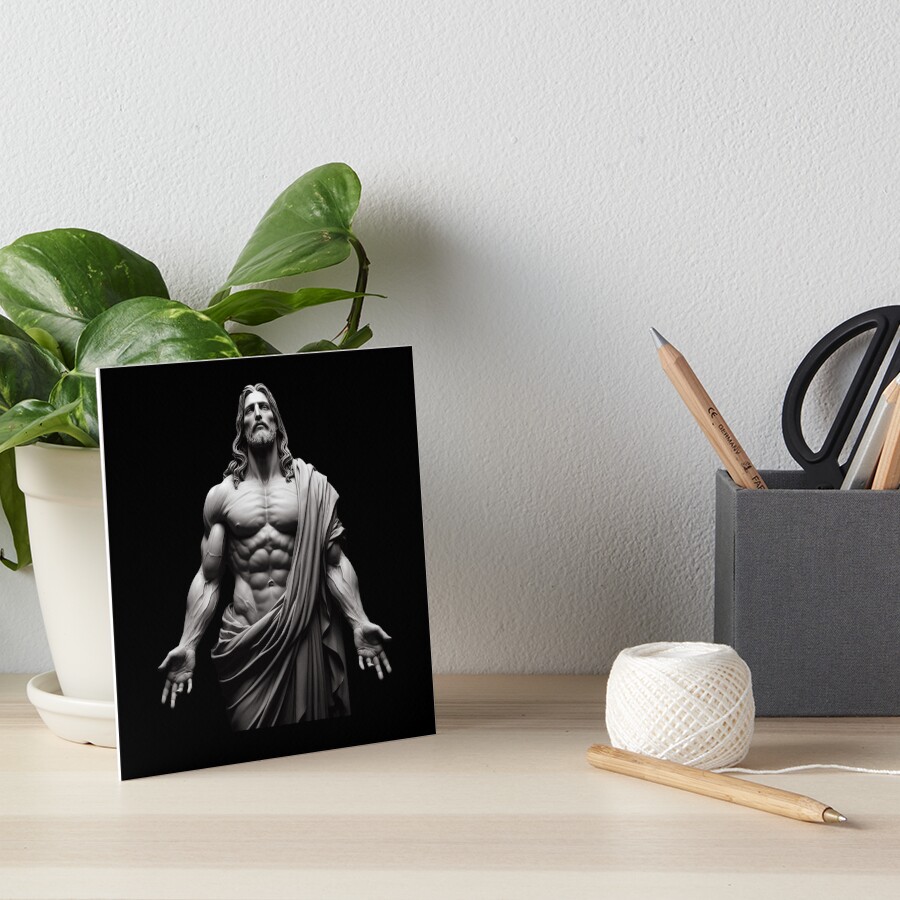 "Jacked Jesus Christ " Poster for Sale by HeadTurningArt | Redbubble