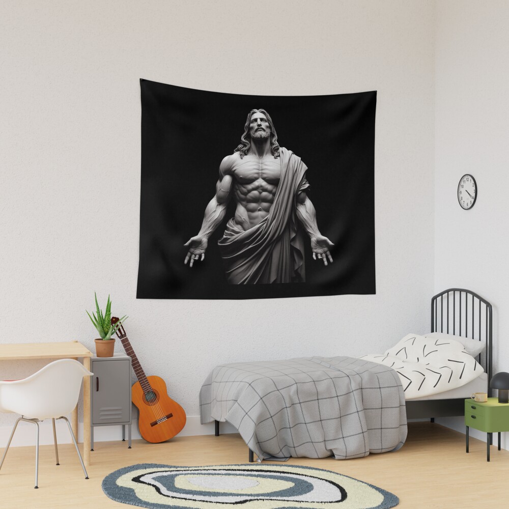 "Jacked Jesus Christ " Poster for Sale by HeadTurningArt | Redbubble