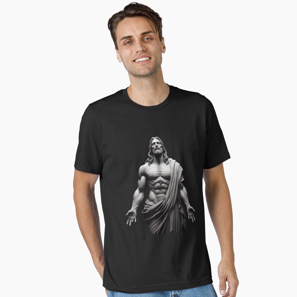 "Jacked Jesus Christ " Poster for Sale by HeadTurningArt | Redbubble