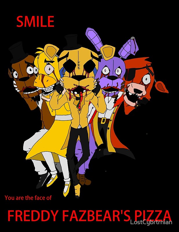"Smile! FNAF" by LostCybrtrnian | Redbubble