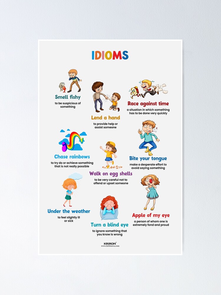 Idiom Posters English Writing Skills Learn English