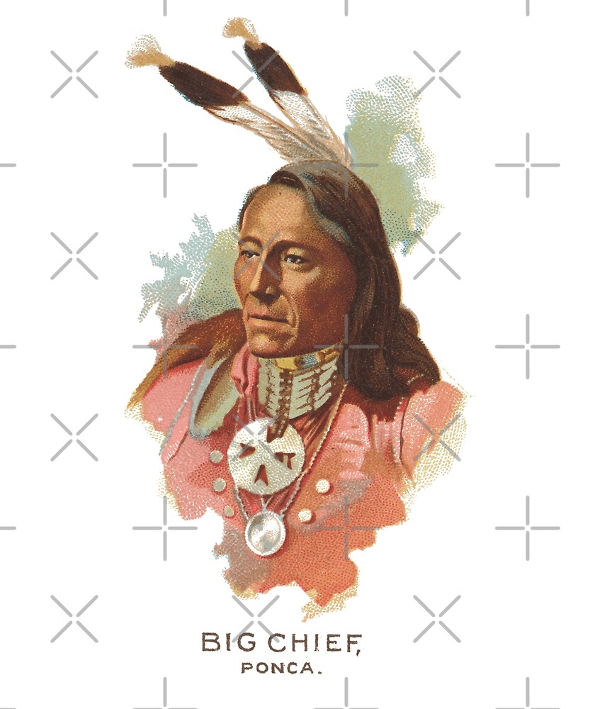 "Native American Indian Chief Standing Bear Big Chief Ponca" by ...