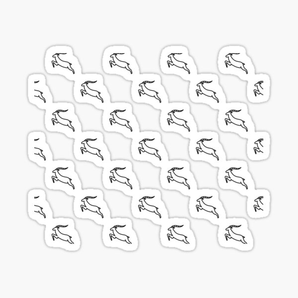 "Springbok Sticker Springbok Sticker" Sticker for Sale by Machafohach ...