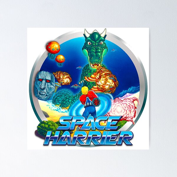 "Space Harrier" Poster for Sale by POOTERMAN | Redbubble