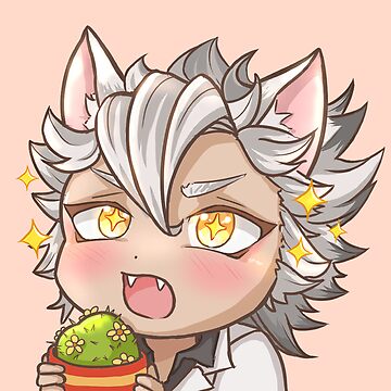 "Twisted Wonderland Jack Howl cactus cute Sticker chibi savanaclaw ...